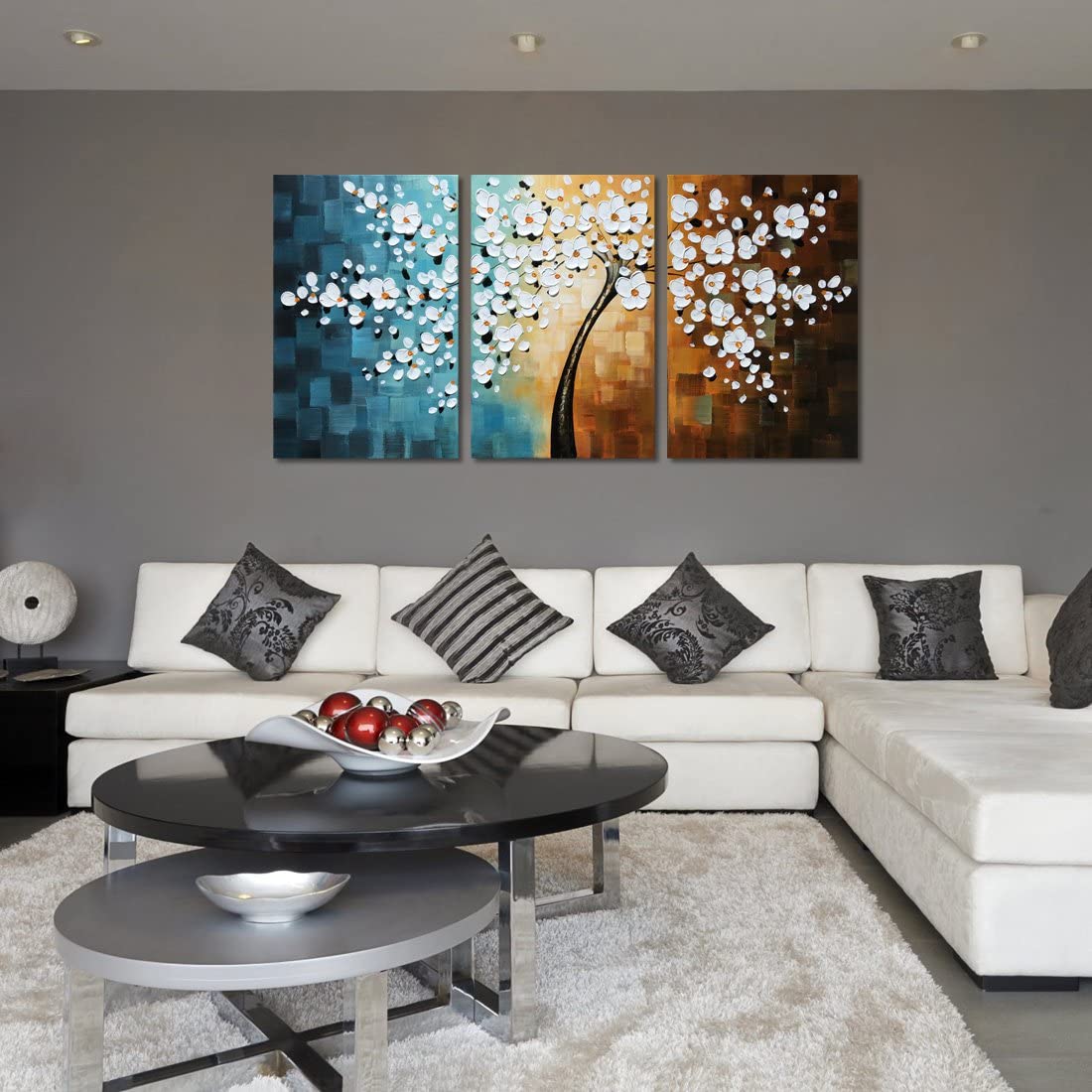 20 Best Abstract Wall Art Painting for Living Room - SamHousePlans