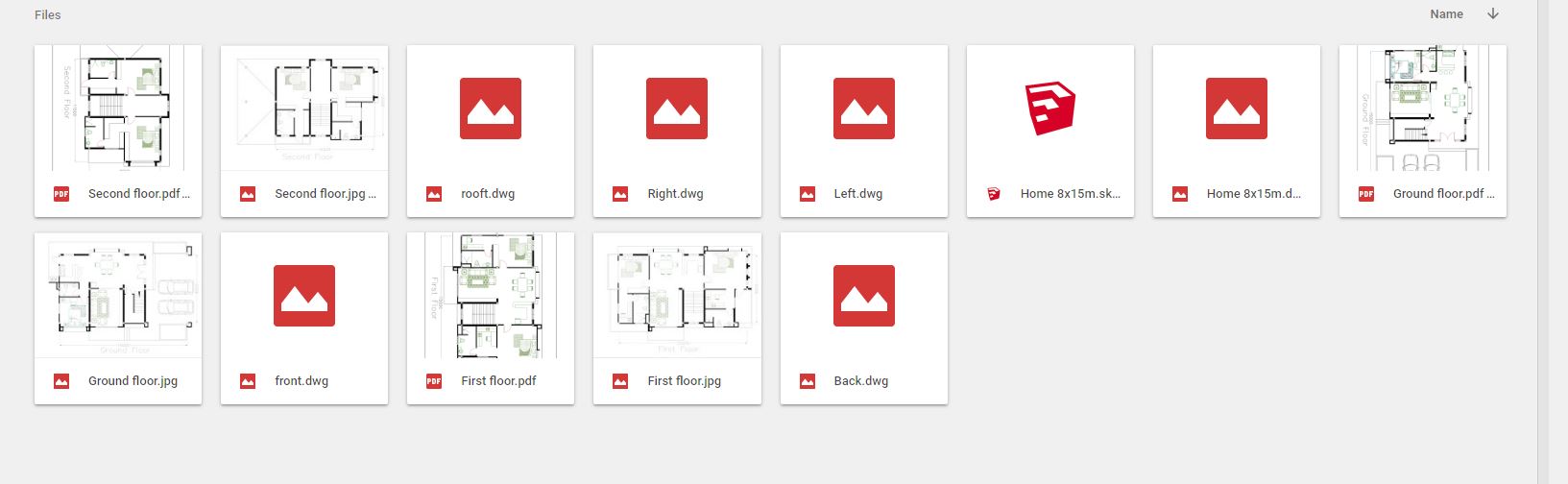 House Plan 8x15m with 5 Bedrooms - SamHousePlans