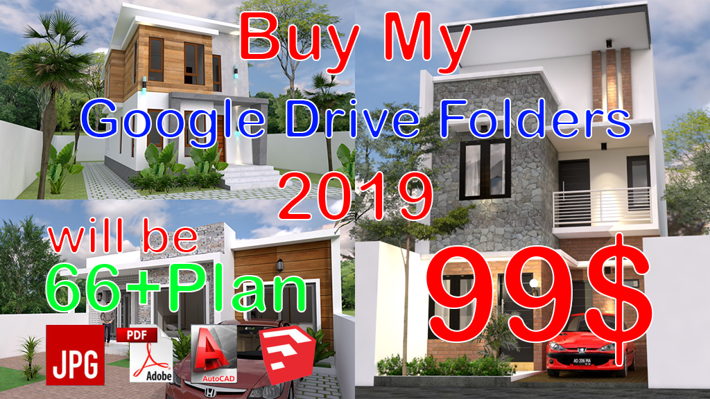 House Plans 10x18 with 3 bedrooms Full Plans - SamHousePlans