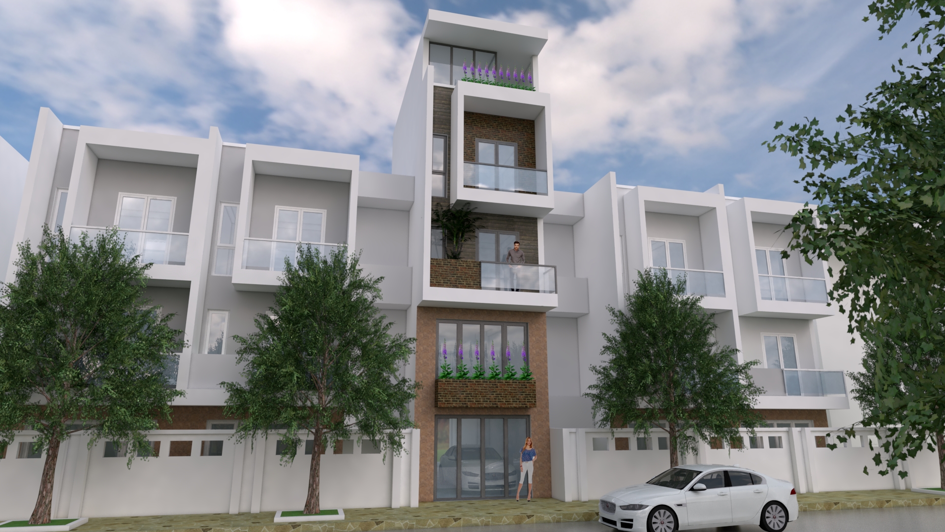 House Plans 5x15m with 3 Bedrooms - SamHousePlans