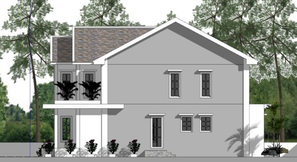 House Plans 7x14 with 3 Bedrooms - SamHousePlans