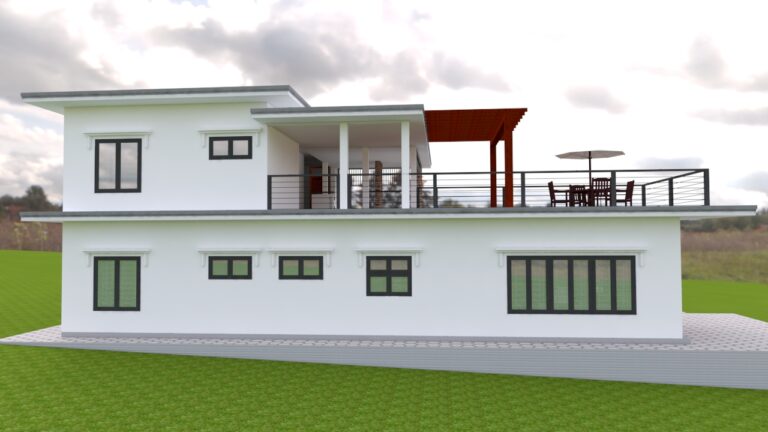 House Plans 15x17 with 5 Bedrooms - SamHousePlans