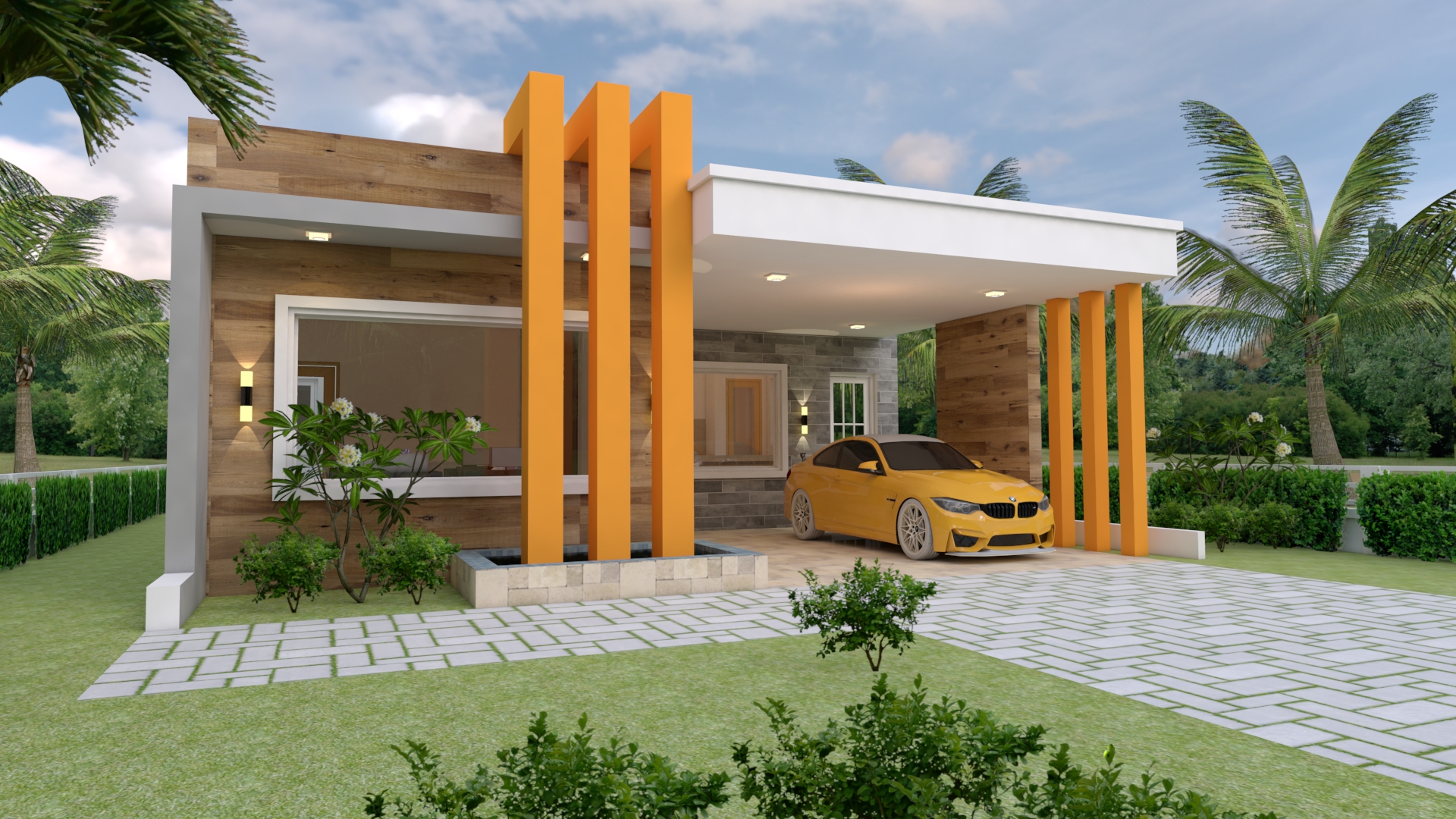 House Plans 10x18 with 3 bedrooms Full Plans - SamHousePlans