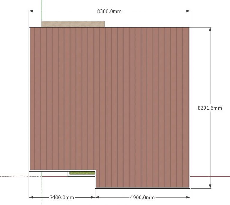 House Design Plans 7x7 with 2 Bedrooms Full Plans - SamHousePlans