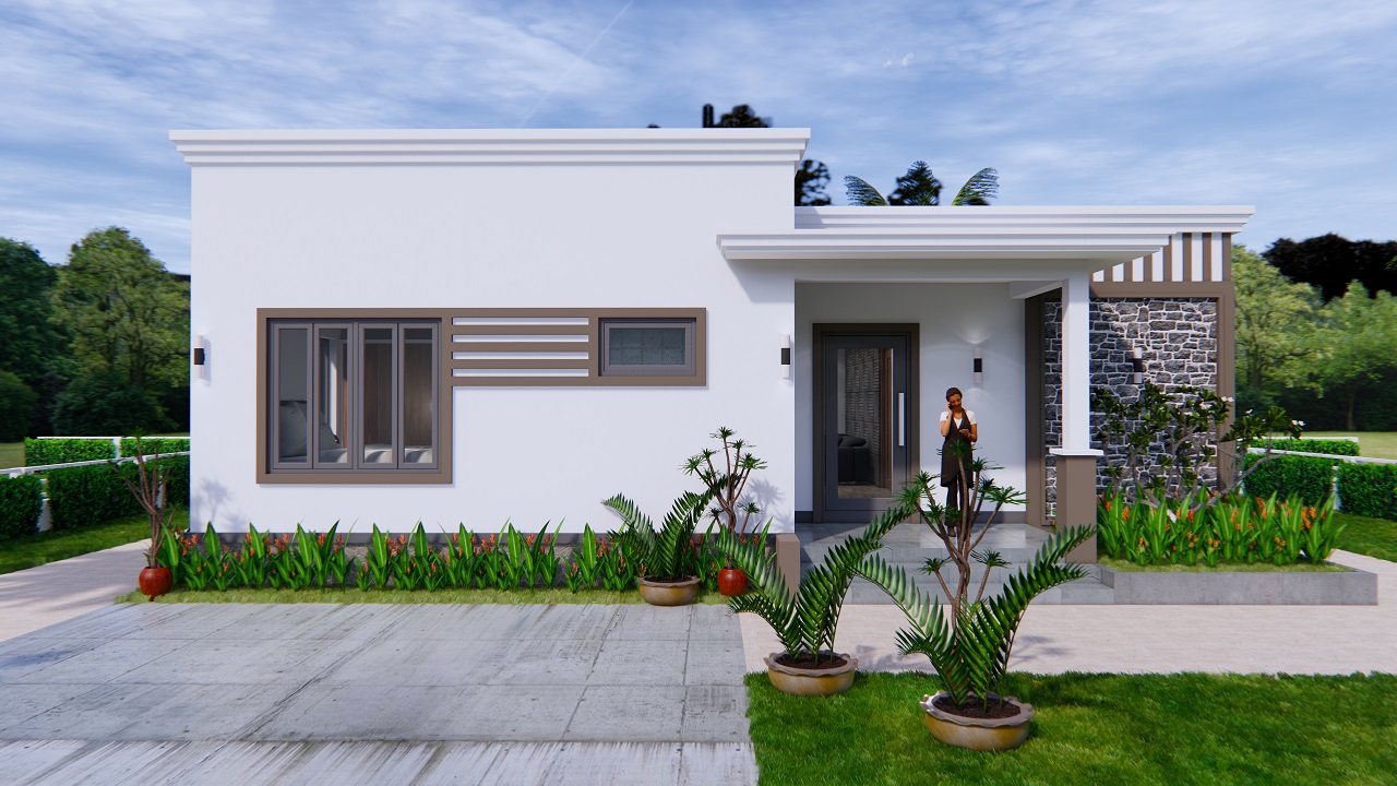 Online House Design 12x9 Meter 40x30 Feet - SamHousePlans