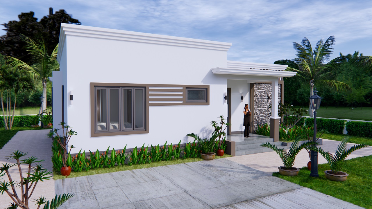 Online House Design 12x9 Meter 40x30 Feet - SamHousePlans
