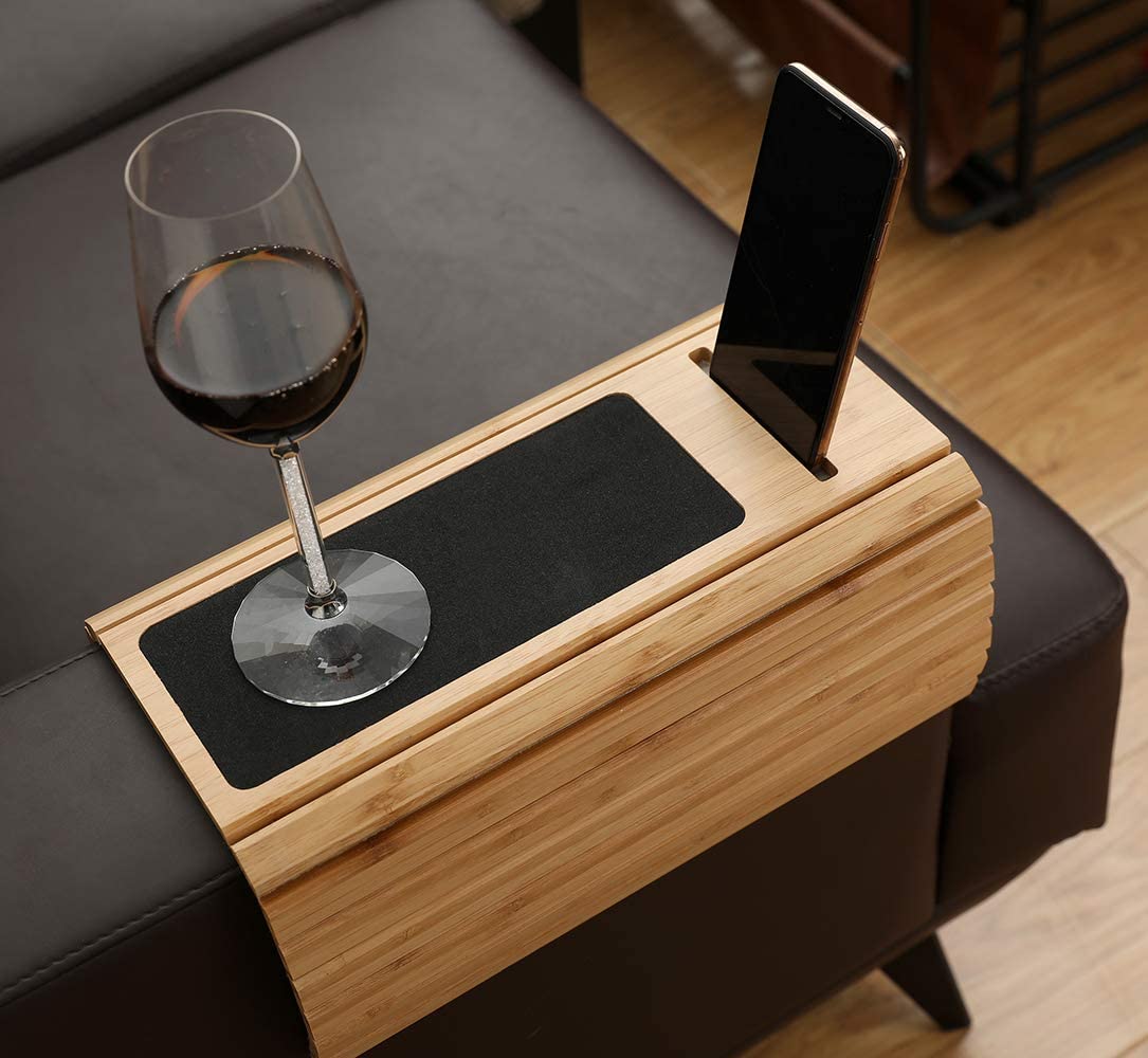 10 Best Sofa Arm Table Idea For Living Room - SamHousePlans