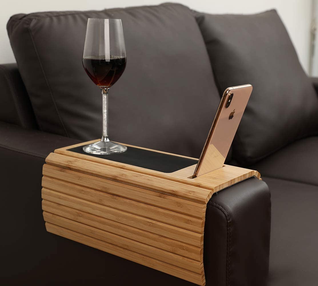 10 Best Sofa Arm Table Idea For Living Room - SamHousePlans