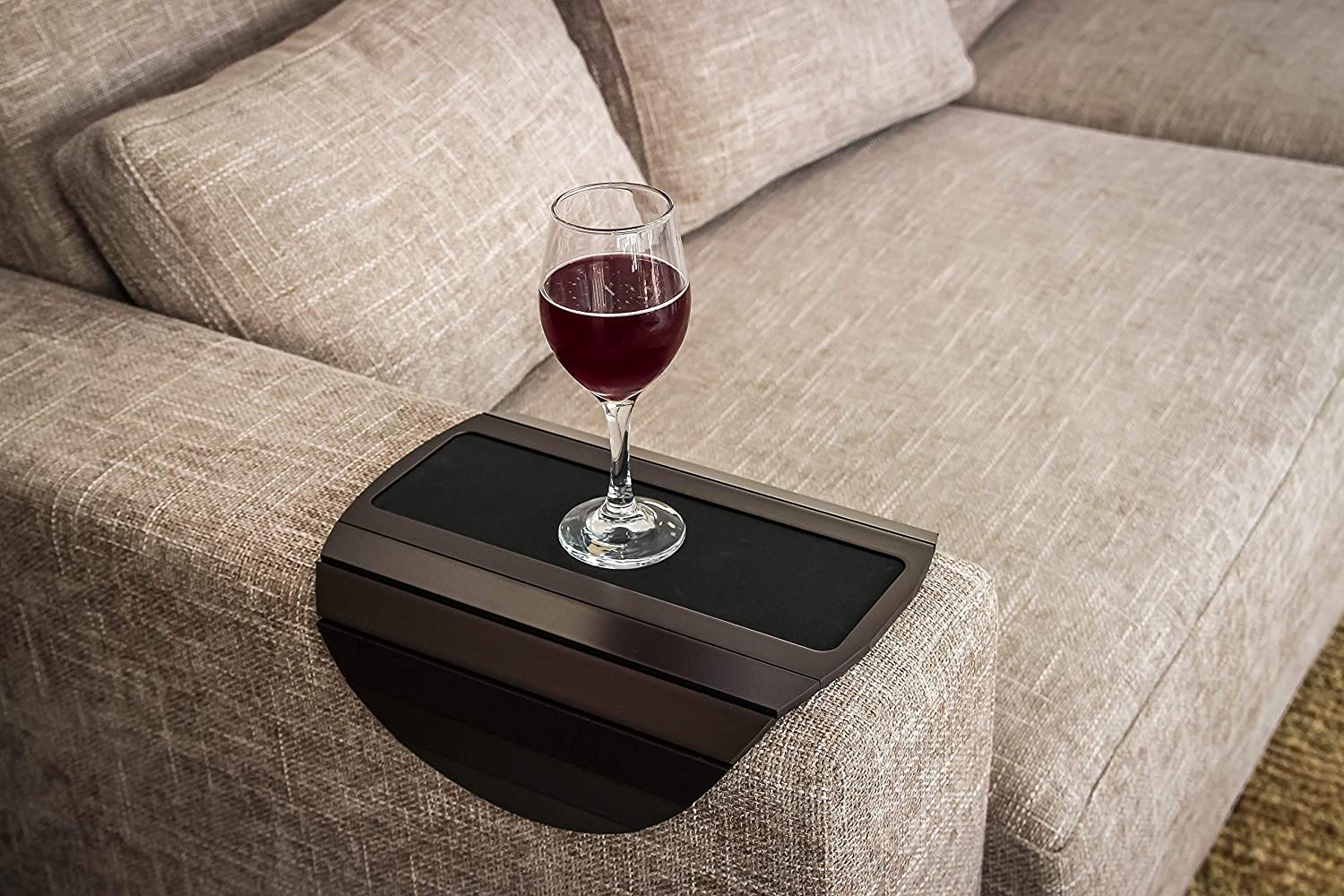 10 Best Sofa Arm Table Idea For Living Room - SamHousePlans