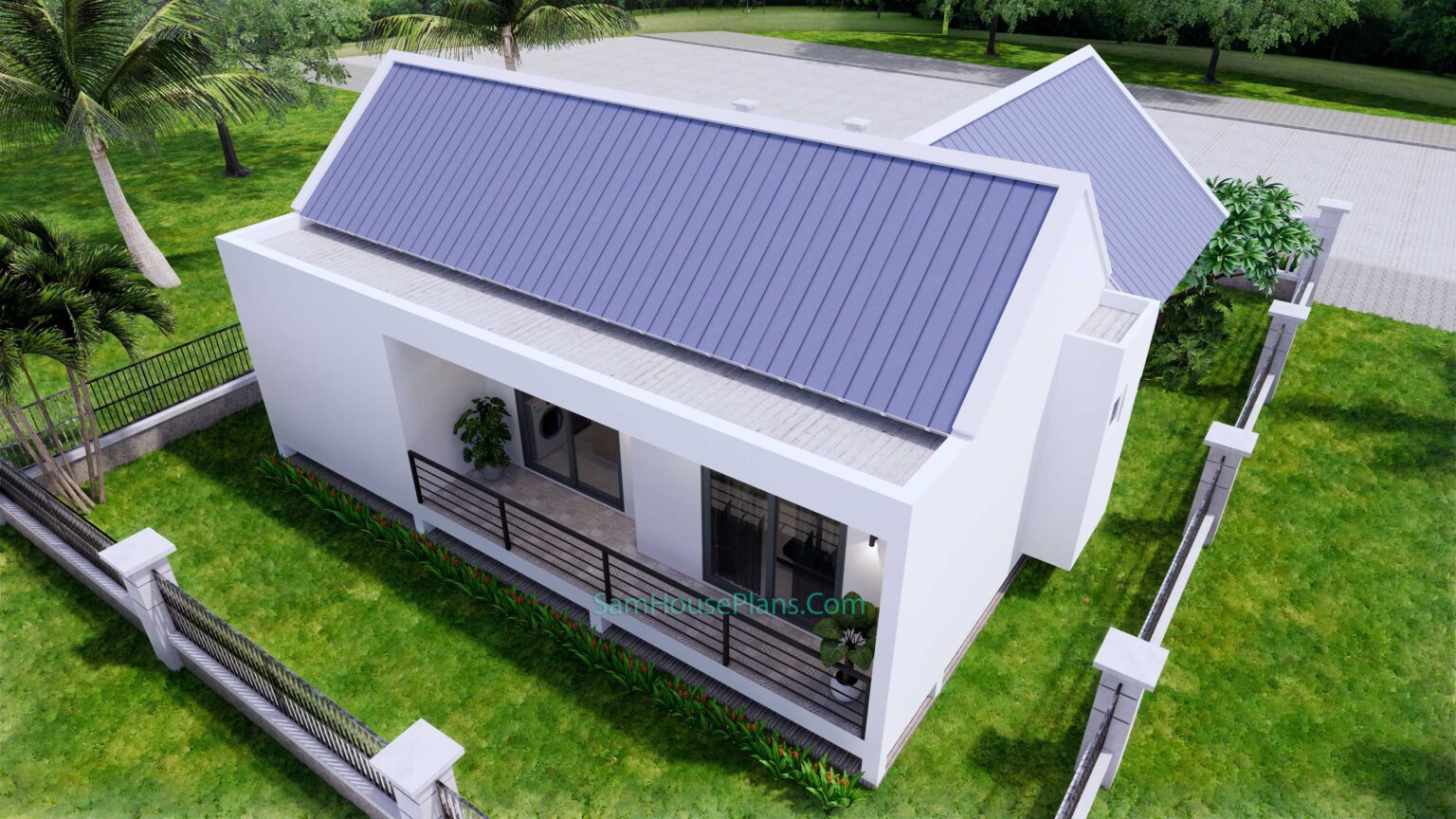 Modern House Design Plan 11x10.5 Full Interior Design - SamHousePlans