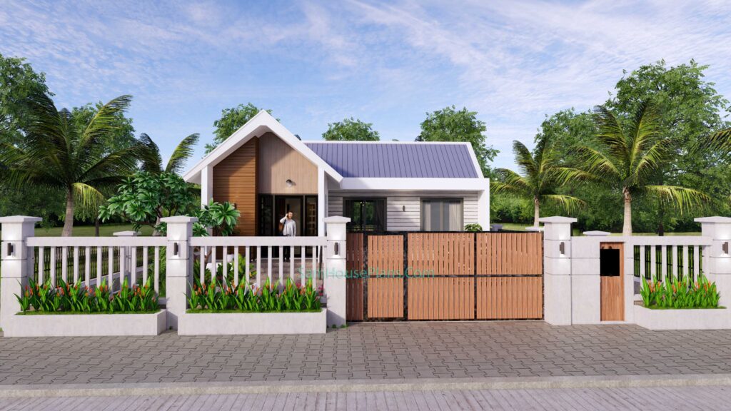 Modern House Design Plan 11x10.5 Full Interior Design - SamHousePlans