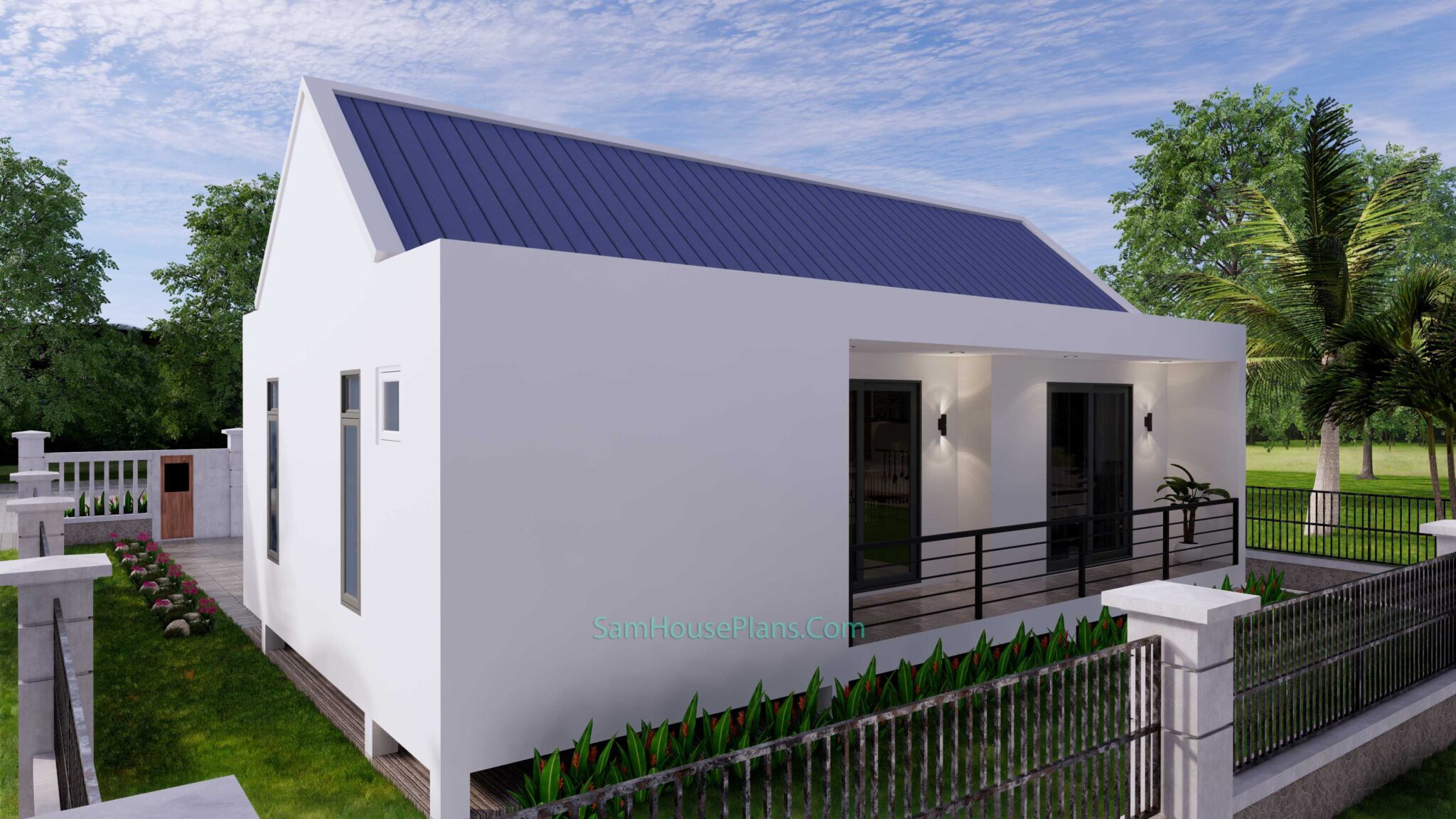 Modern House Design Plan 11x10.5 Full Interior Design - SamHousePlans