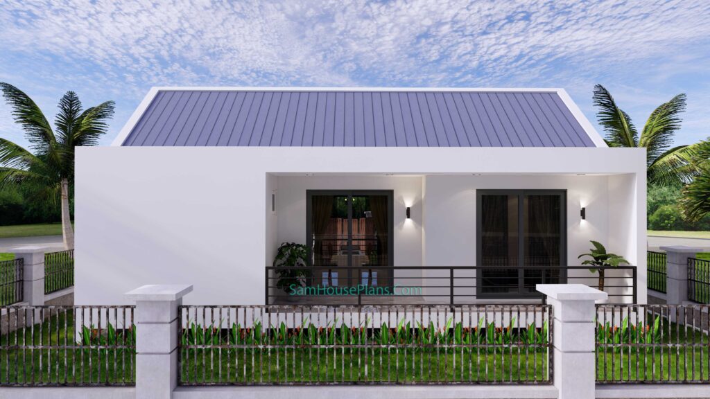 Modern House Design Plan 11x10.5 Full Interior Design - SamHousePlans