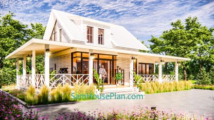 House Design Plan 14x9 Meter 46x30 Feet 3 Beds Full PDF Plan ...