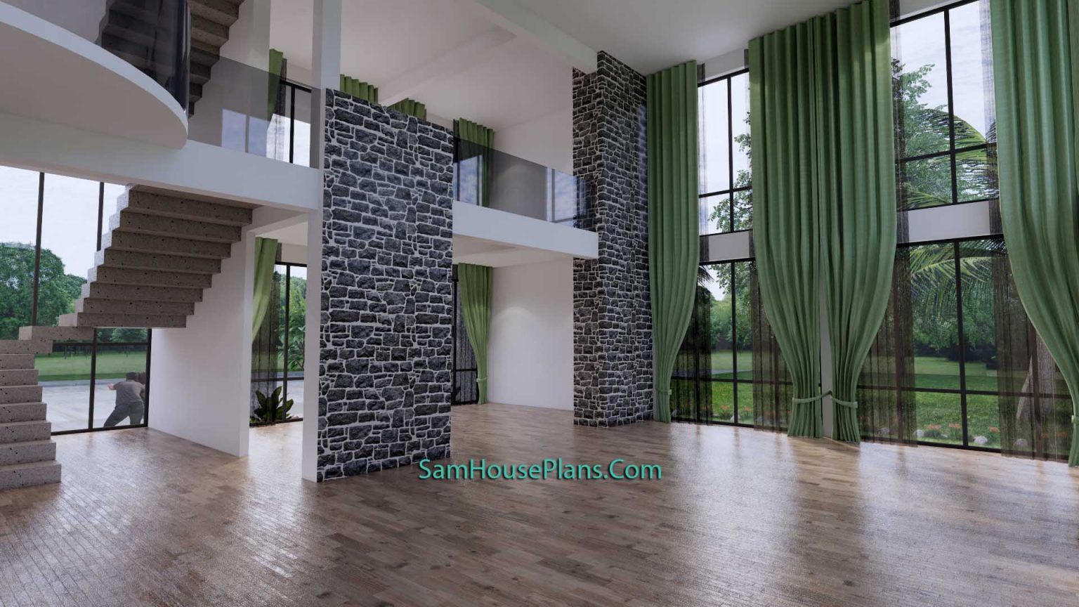 15x10 Modern House Design 4 Bedrooms PDF Full Plans - SamHousePlans