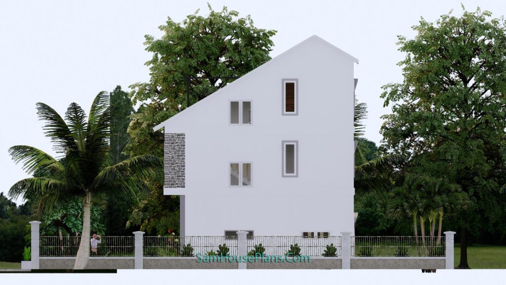 Small House Design 5.5x8 Meter 3 Bedrooms PDF Full Plan - SamHousePlans