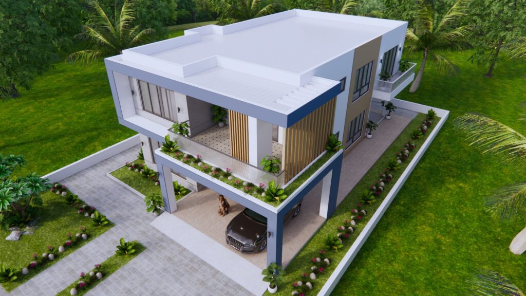 House Plans 3d 30x49 Feet House Design 9x15 Meter 5 Bed - SamHousePlans