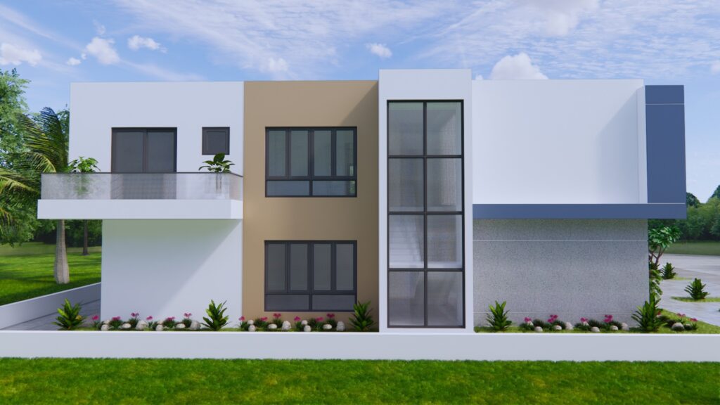 House Plans 3d 30x49 Feet House Design 9x15 Meter 5 Bed - SamHousePlans