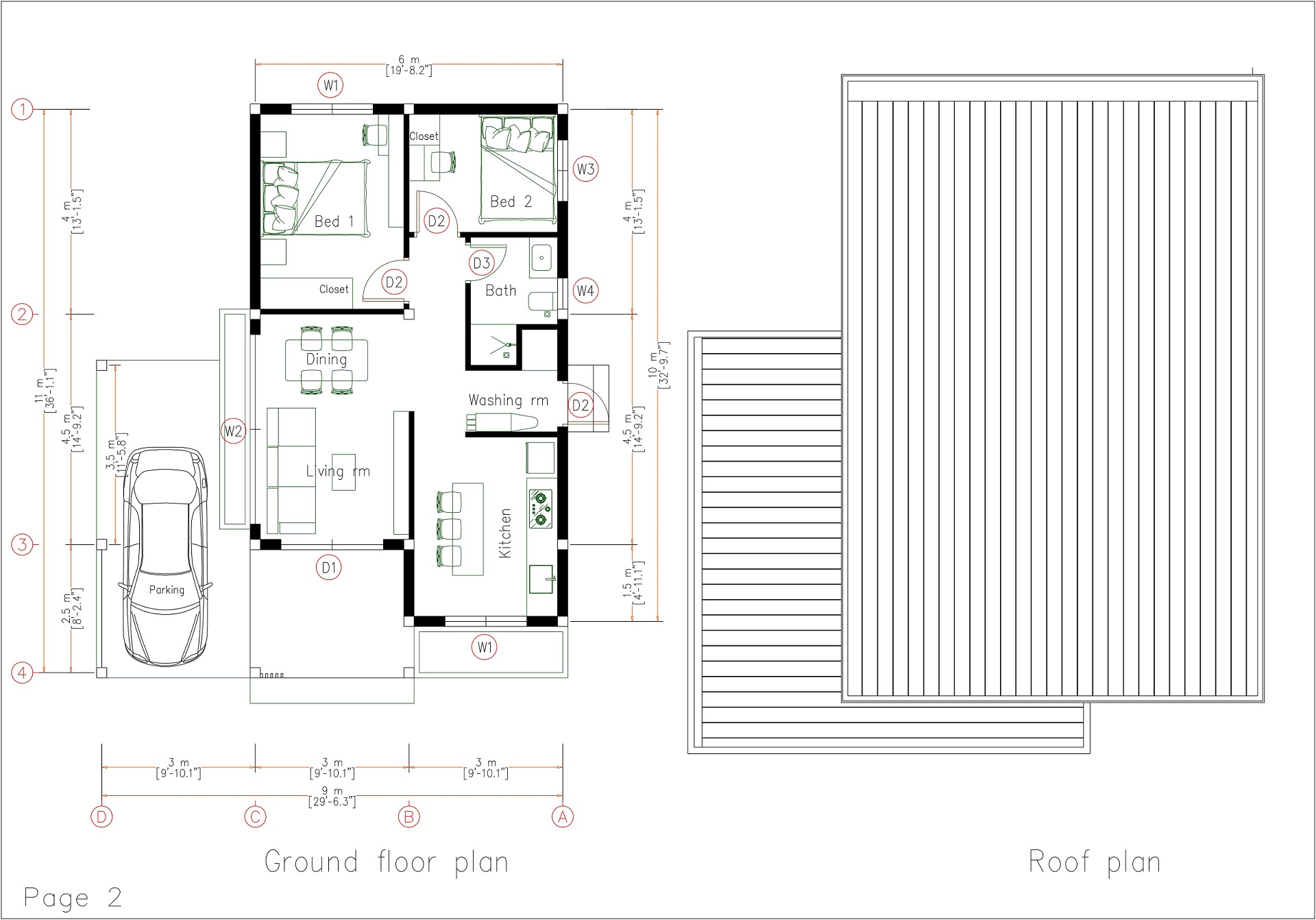 Simple Rectangle House Plans Small House Plan 1454 Shackleford's